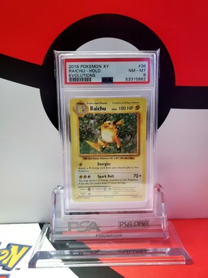 2016 Pokemon XY Evolutions Holo Raichu #36 PSA 8 | eBay
