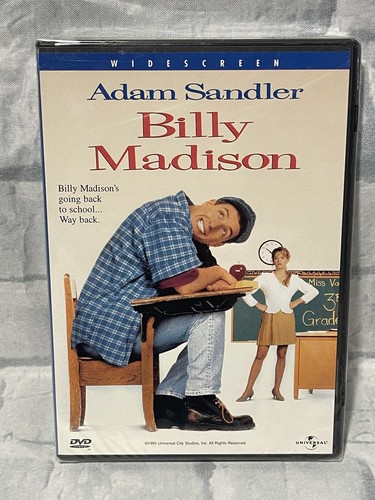 Billy Madison (DVD, Widescreen, 1998) Adam Sandler Brand New, Factory ...