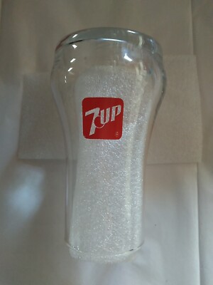 7 UP The Uncola Upside Down 16 Oz Clear Drinking Glass Tumbler Vintage ...