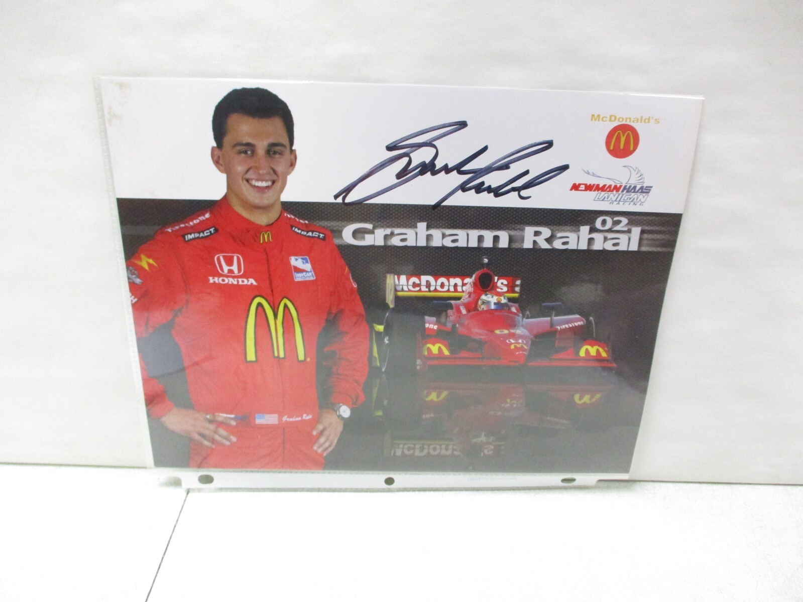 2 Graham Rahal Autographed Indy Car Promo Cards | eBay