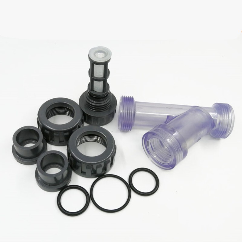 Pipe ID 40MM PVC Plastic Inline Y Strainer Filter 20 Mesh For Water ...