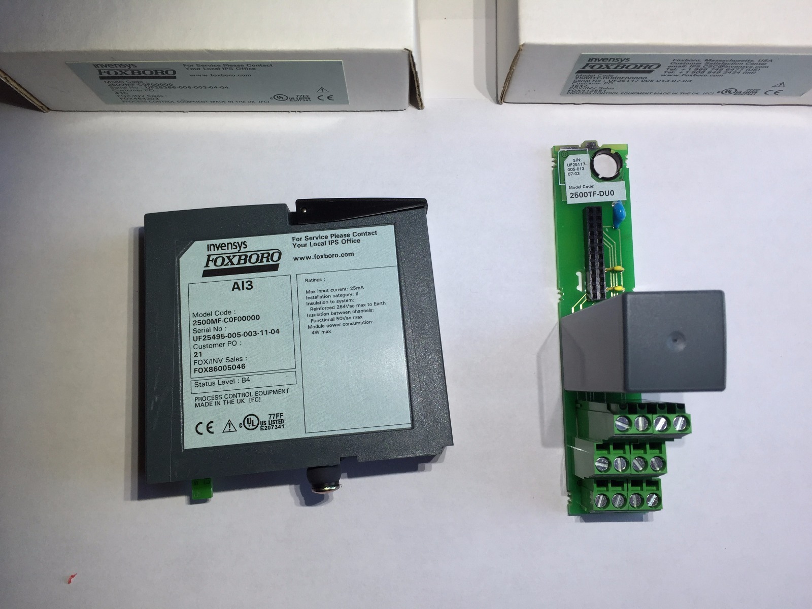 New Foxboro/Eurotherm 2500 AI3 2500MF-C0F000 Analog Input Module ...