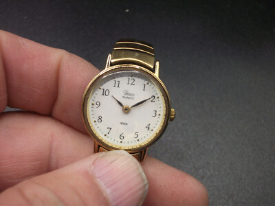 Vintage Timex T90 Ladies Goldtone Watch For Parts or Project | eBay