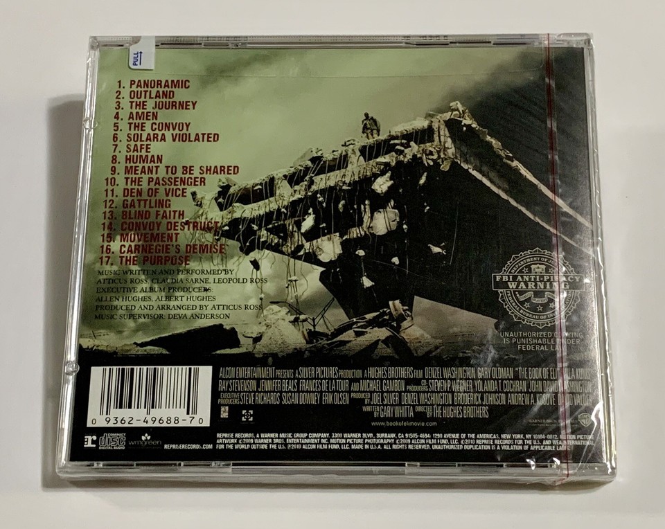 Signed Book Of Eli Soundtrack CD Atticus Ross Claudia Sarne Leopold ...