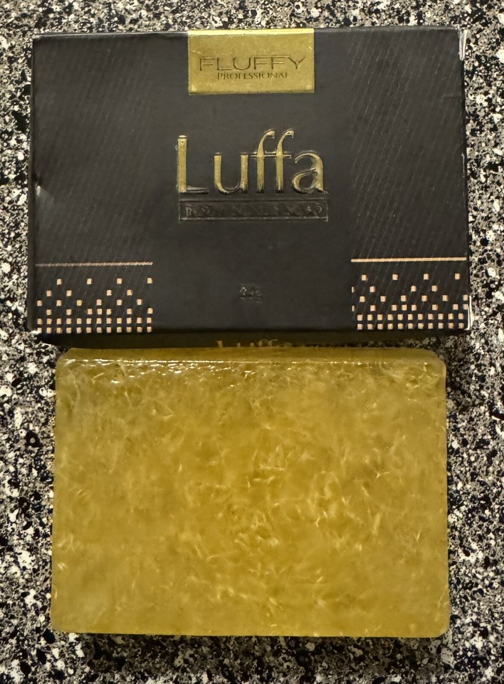 FLUFFY LUFFA Body Scrub Soap X3 REMOVE DIRT Dark Spots Dead Skin Cells ...