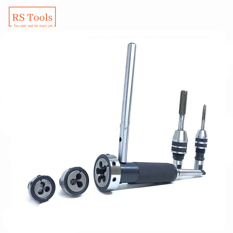 Lathe Tailstock Tap And Die Holder Set MT2 Shank Threading Tapping Kit ...