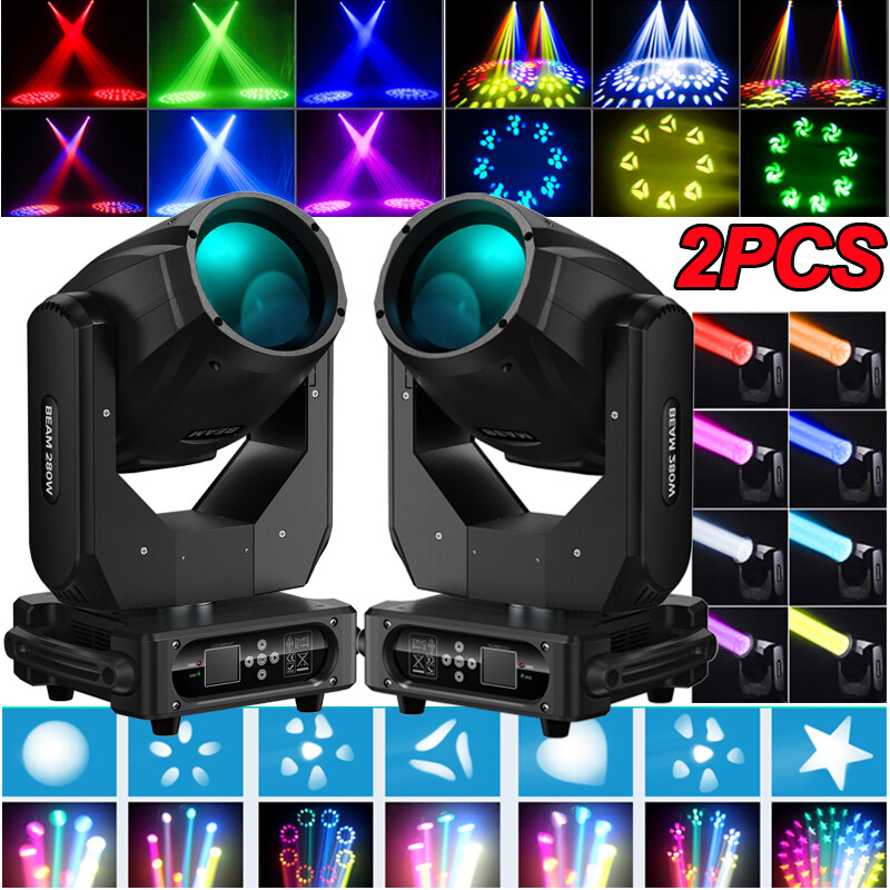 275W 10R Beam Moving Head Stage Light RGBW Gobo Spot Lighting DJ Disco ...