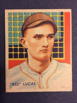 1934-36 Diamond Stars RED LUCAS Cincinnati Reds #46 | eBay