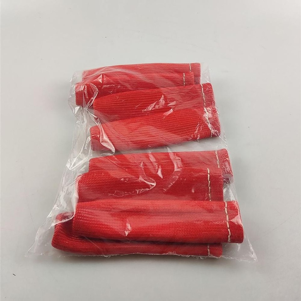 8PCS 1200° SPARK PLUG WIRE BOOTS HEAT SHIELD PROTECTOR SLEEVE for SBC ...