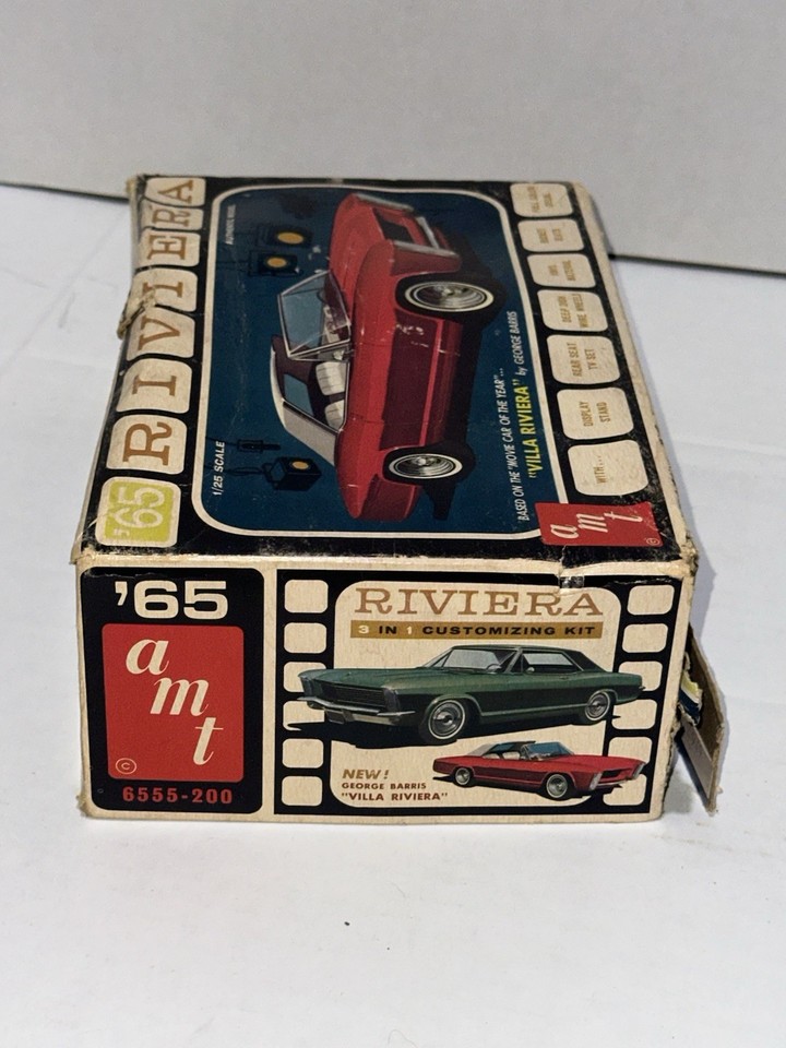 "ORIGINAL ISSUE" AMT ANNUAL 1965 BUICK RIVIERA Model Kit Villa In Box ...