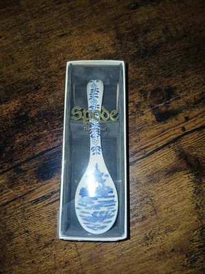 Spode Blue Italian Willow Pattern Spoon | eBay UK