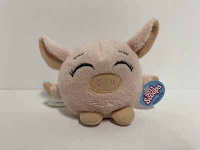 Ganz Silly Scoops Series One Plush Pink Pig Roseberry Pig With Tags HTF ...