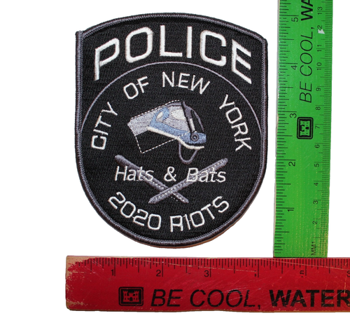 NYPD Hats & Bats 2020 Riots City of New York Police Patch | eBay