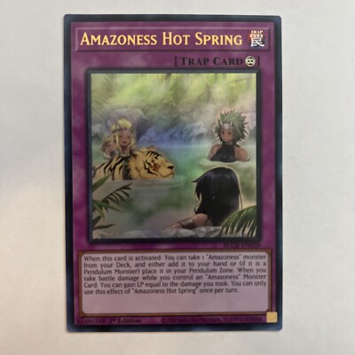 Yugioh! Amazoness Hot Spring - BLCR-EN039 - Ultra Rare - 1st Edition ...