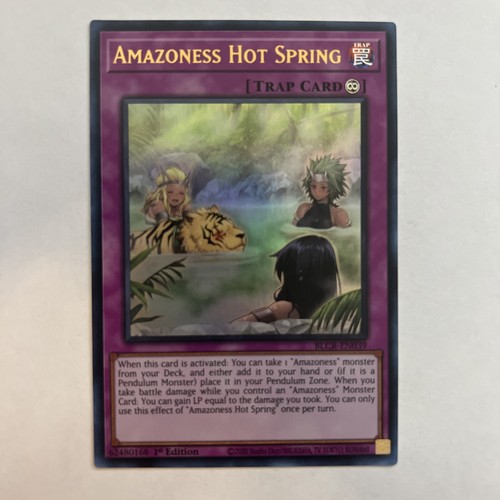 Yugioh! Amazoness Hot Spring - BLCR-EN039 - Ultra Rare - 1st Edition ...