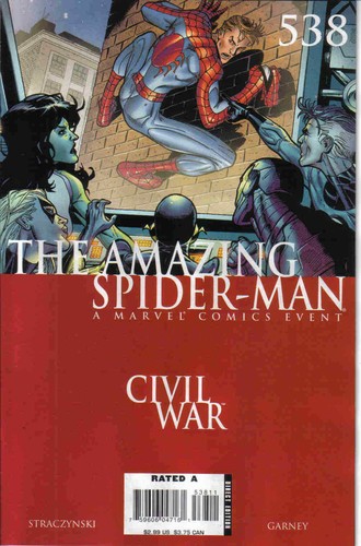 AMAZING SPIDER-MAN #533 534 535 536 537 & 538 / STRACZYNSKI / GARNEY ...