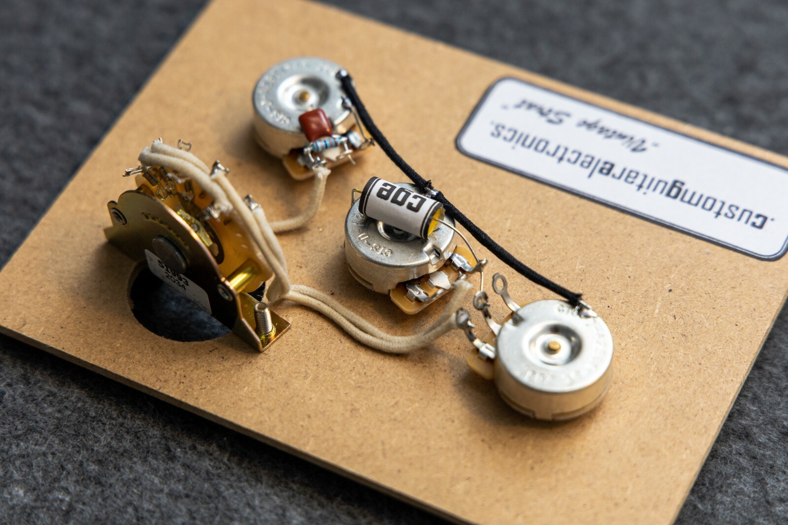 CUSTOM "Strat" Wiring "prewired kit" US/Mex - Schaltung für E-Gitarren ...
