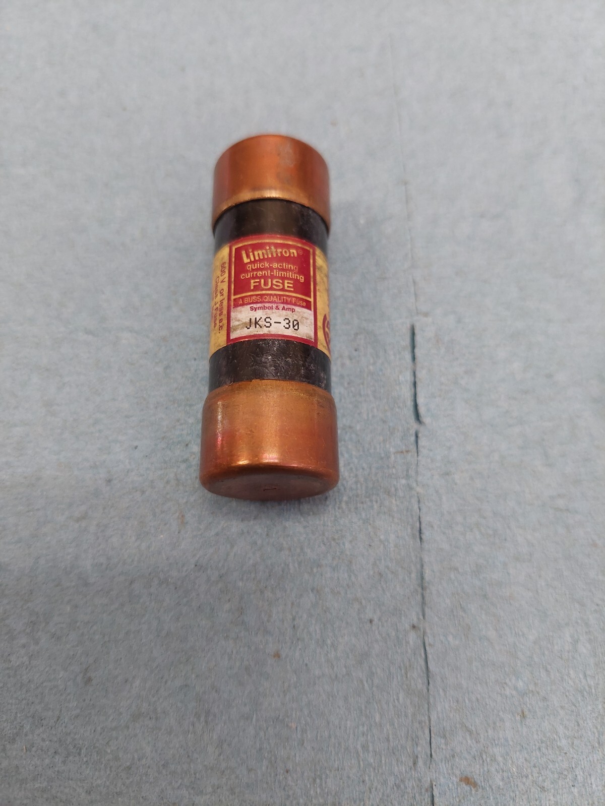 Bussmann Limitron Quick Acting Current Limiting Fuse 600VAC, 30A JKS-30 ...