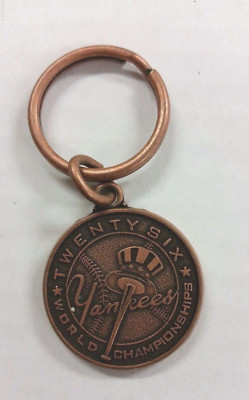 NEW YORK YANKEES BASEBALL MLB SGA NY YANKEES STADIUM KEY CHAIN KEYRING ...