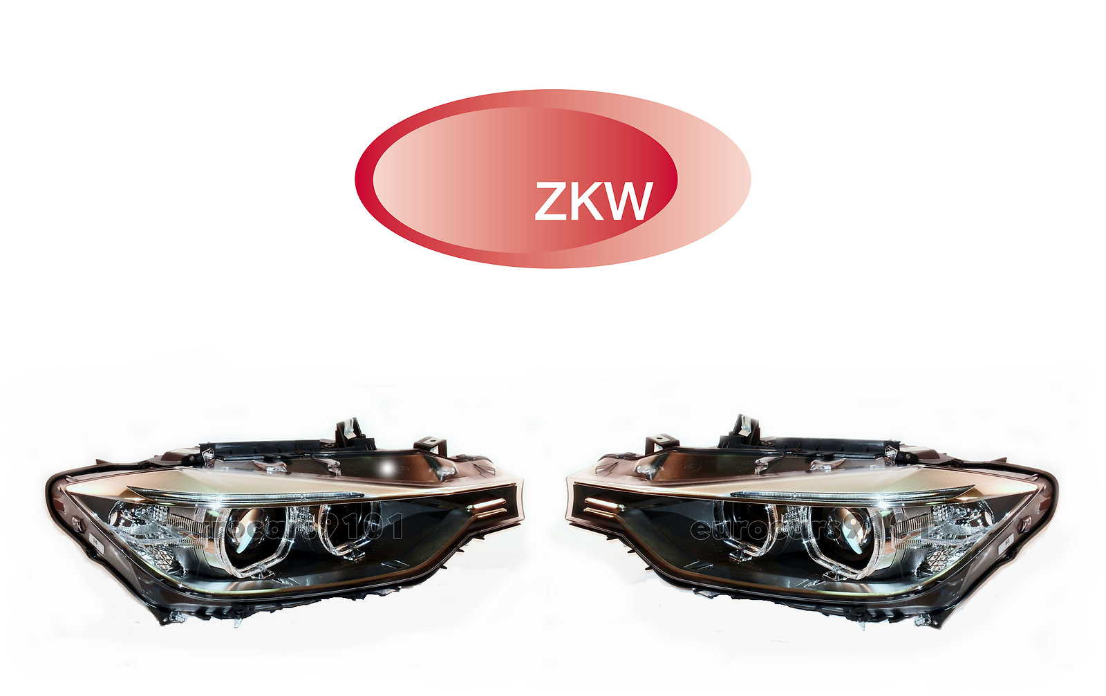New! ZKW Pair Set of Left and Right Xenon Headlights 63117338705 ...