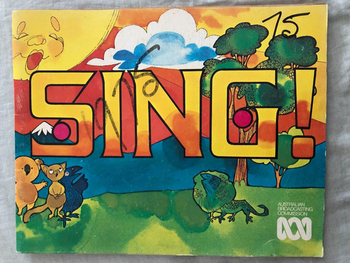 Sing: Children's Song Book FREE POST Vintage Classic Australian Sheet ...
