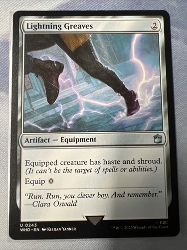 MTG, Lightning Greaves, Doctor Who, Uncommon #0243, Near Mint | eBay