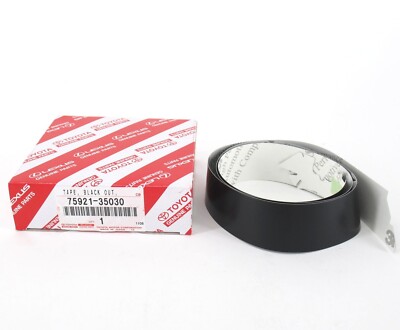 Genuine OEM Toyota 75921-35030 Passenger Front Door Black Out Tape 10 ...