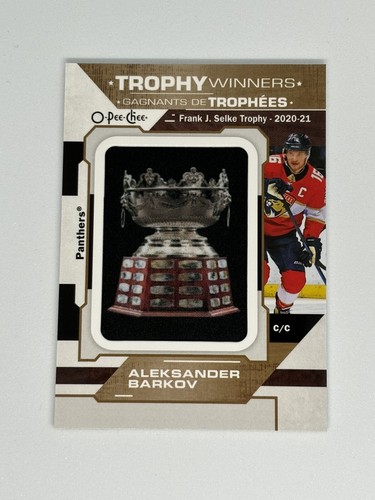 2022-23 O-Pee-Chee - Trophy Winners Manufactured Patches Frank J. Selke ...