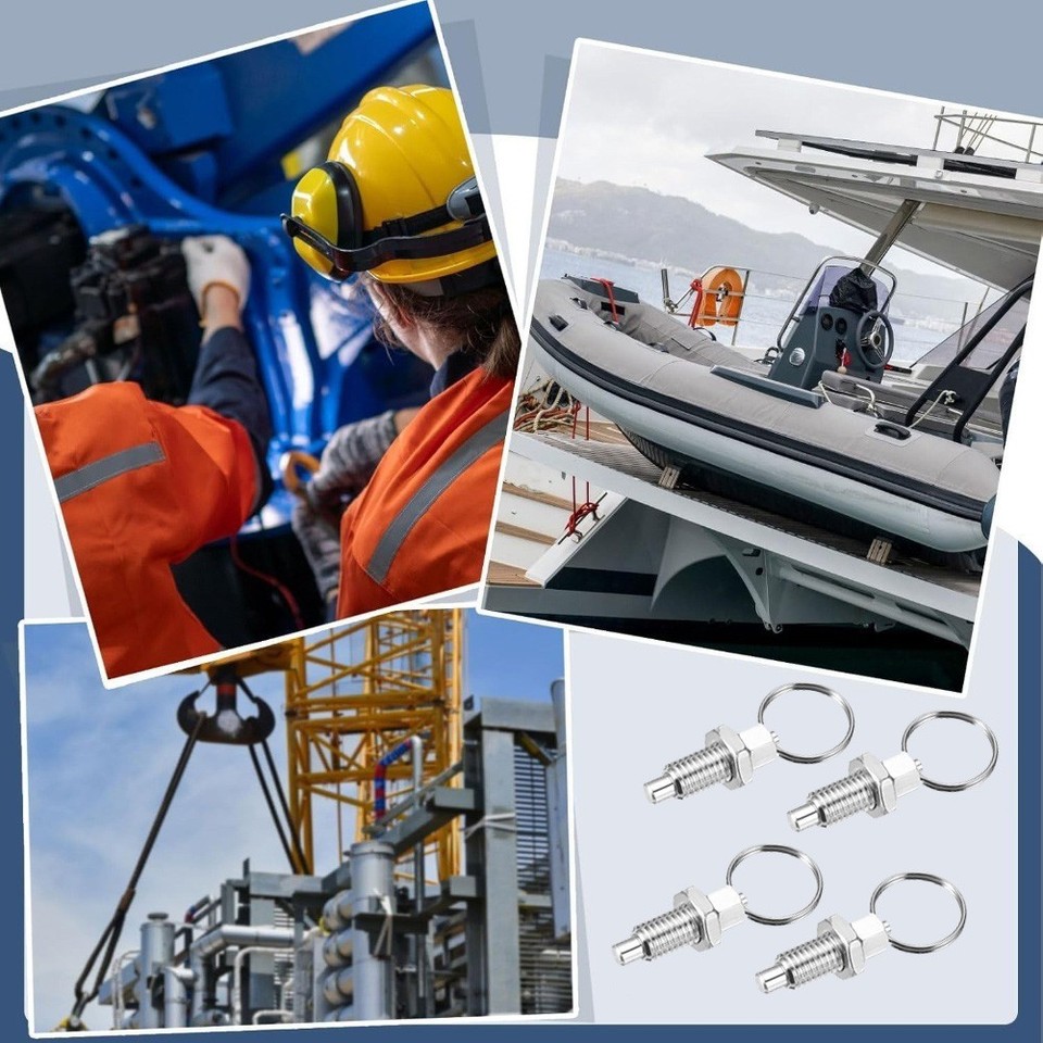 Stainless Spring Pin Pull Ring Pin For Rapid Positioning 304 Stainless ...