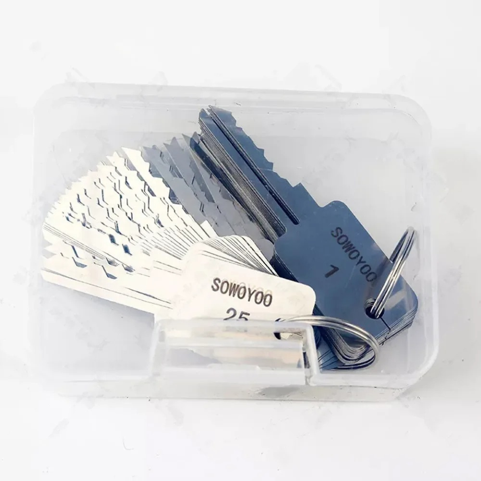 48 In 1 Locksmith Tools Lock Keys Set for Bull Head Lock for S Groove ...