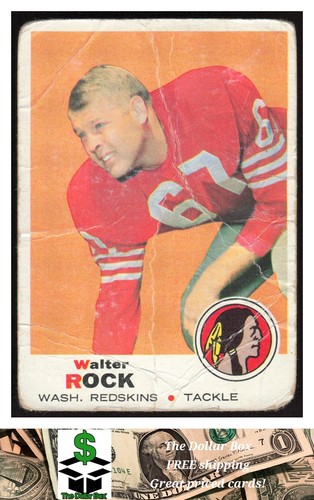 1969 Topps #136 Walter Rock - Washington Redskins | eBay