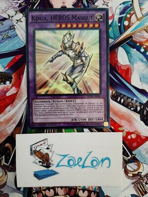 Yu-gi-oh! Koga, Héros Masqué SDHS-FR042 1st | eBay