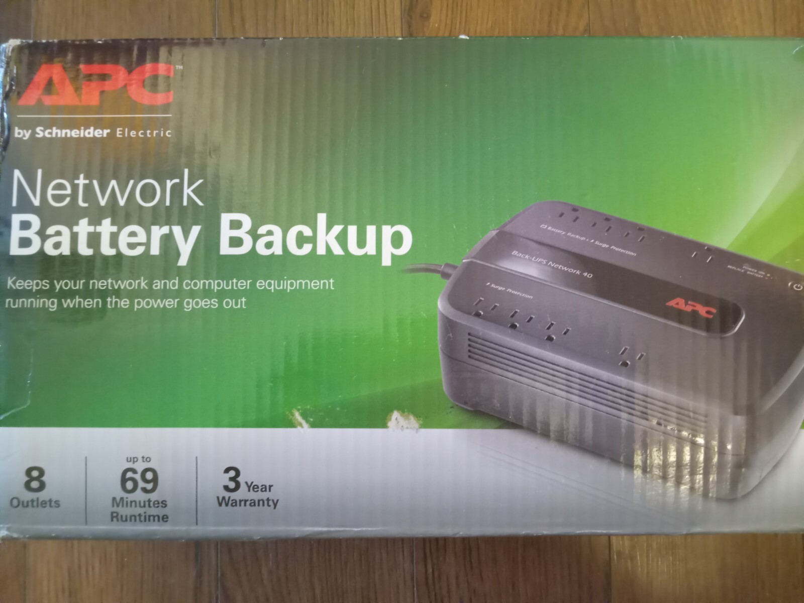 APC Back-ups Network 40 BN4001 Battery Backup Surge Protection for sale ...
