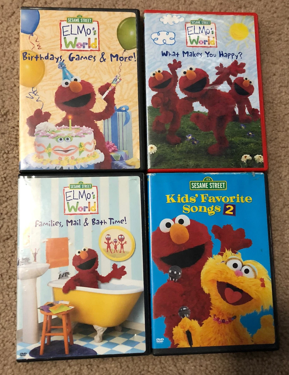 Elmos World Dvds Lots