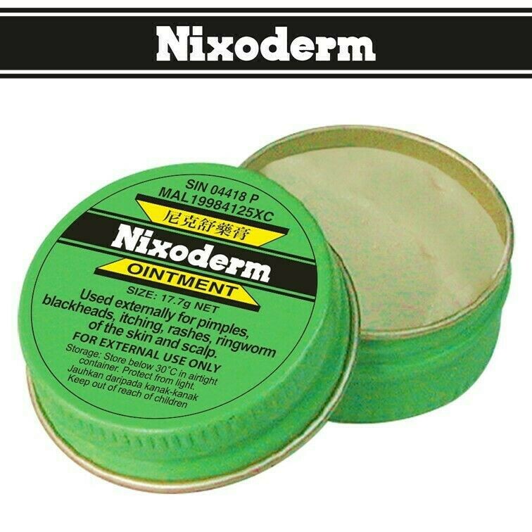 Nixoderm Ointment Skin Problems Acne Rashes Eczema & Ringworm 17.7g ...