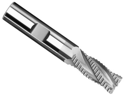 Europa Coarse Pitch Roughing HSSCo8 End Milling Cutter 8mm 3 Flute for ...