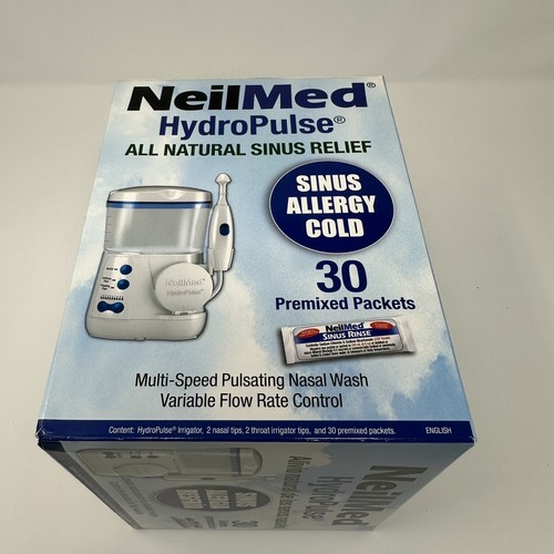 NeilMed Hydro Pulse Pulsating Nasal and Sinus Irrigation System - White ...