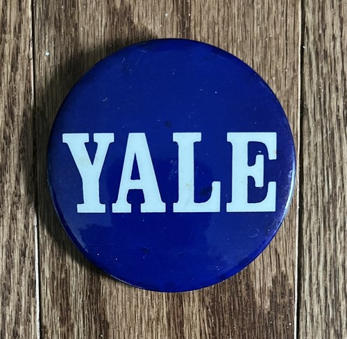 Vintage Yale University Pin Button - 3" | eBay