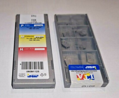 GTN 3 IC328 ISCAR *** 10 INSERTS *** FACTORY PACK *** | eBay