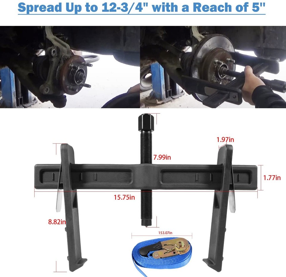 6980 Drum and Rotor Puller, Drum Brake Hub Puller with Nylon Strap | eBay