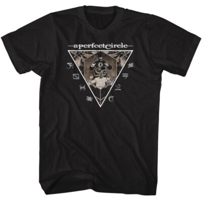 A Perfect Circle Arcane Triangle Men's T Shirt Rock Band Music Merch | eBay