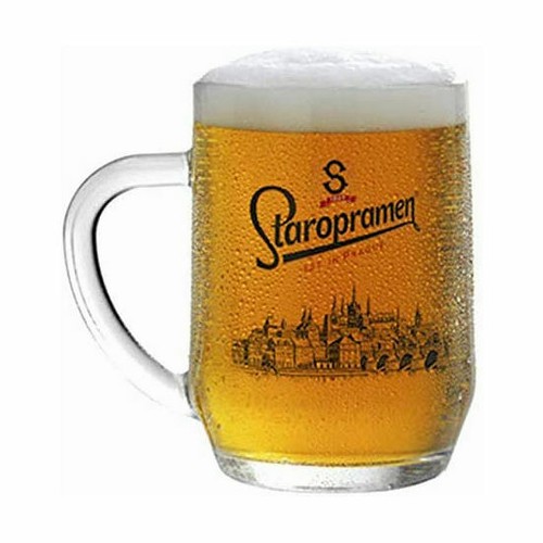 Personalised Staropramen Tankard Pint Lager Glass in Gift Box, Engraved ...