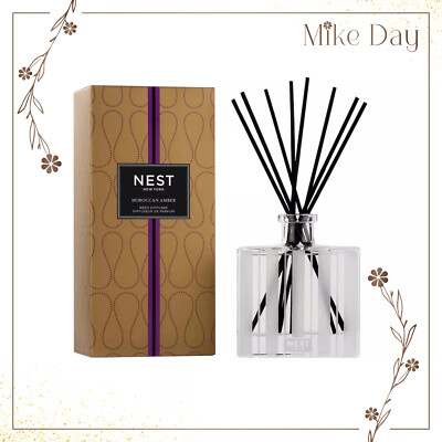 NEST Fragrances Moroccan Amber Reed Diffuser 5.9 oz / 175ml Brand New ...