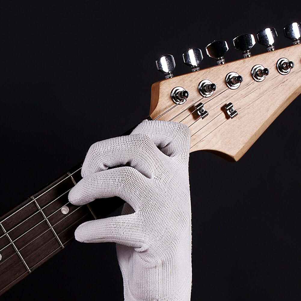 Electric Guitar Bass Practice Gloves Beginners Instrument Hand Cover (M ...