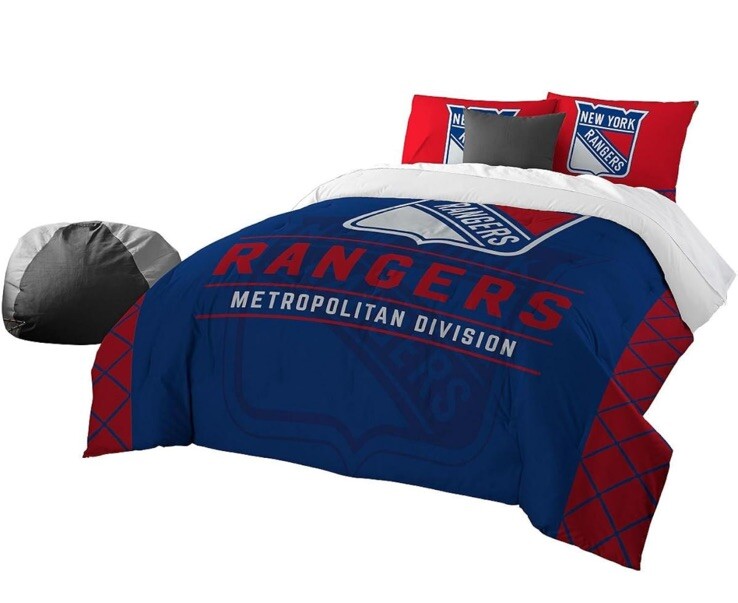 NHL New York Rangers Officially Licenced Comforter & Sham set | eBay