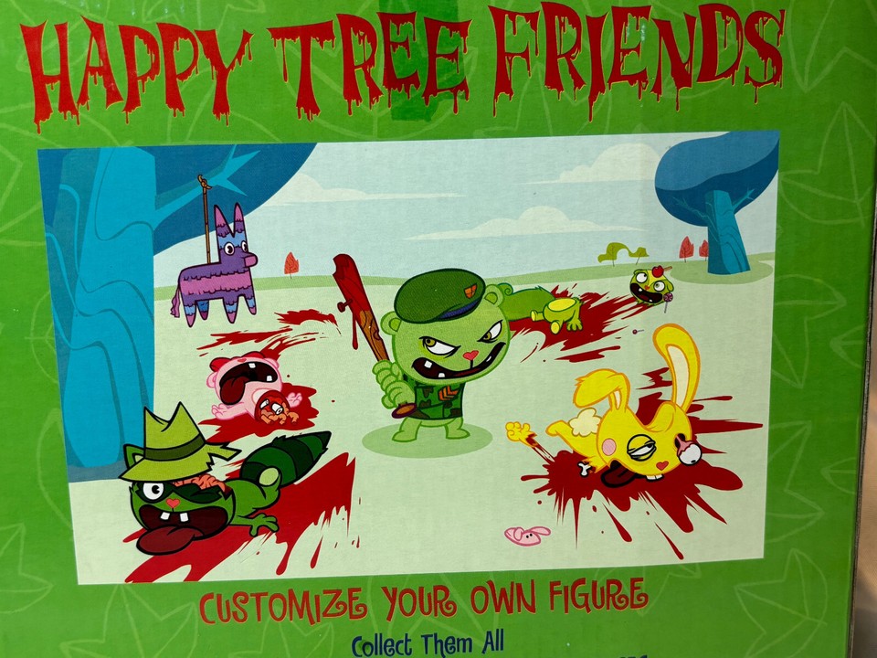 2004 SEG Toys Happy Tree Friends GIGGLES Action Figure In Factory ...