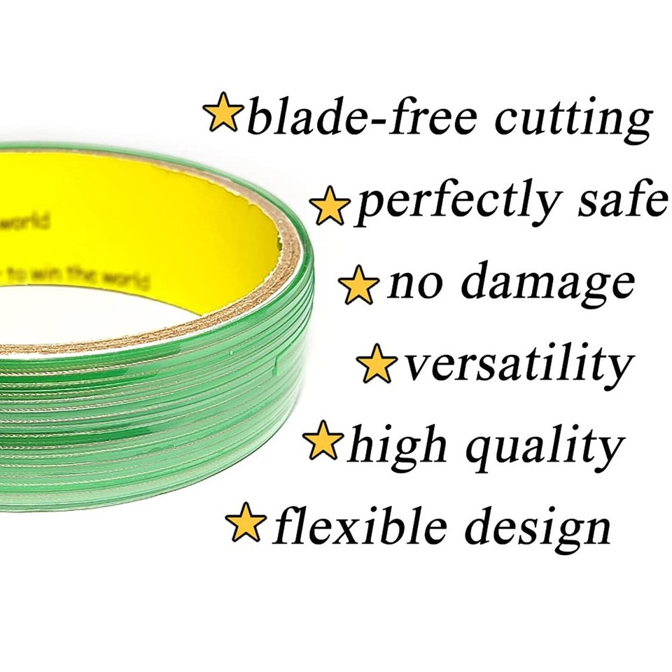 Finish Line Vinyl Wrap Cutting Tape 10m(32 Ft) Squeegee, Detailer & 2 ...
