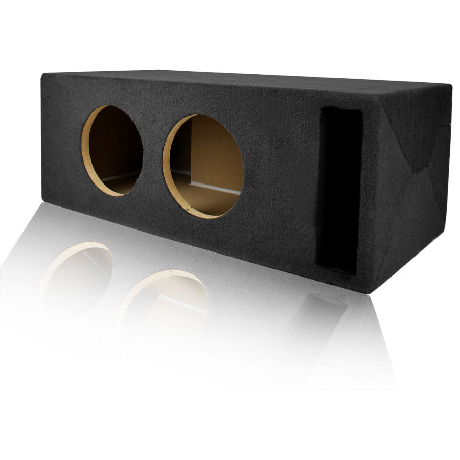 Dual 8” Custom-Ported Sub Woofer Enclosure Box for 8” Subwoofer Pair (1 ...