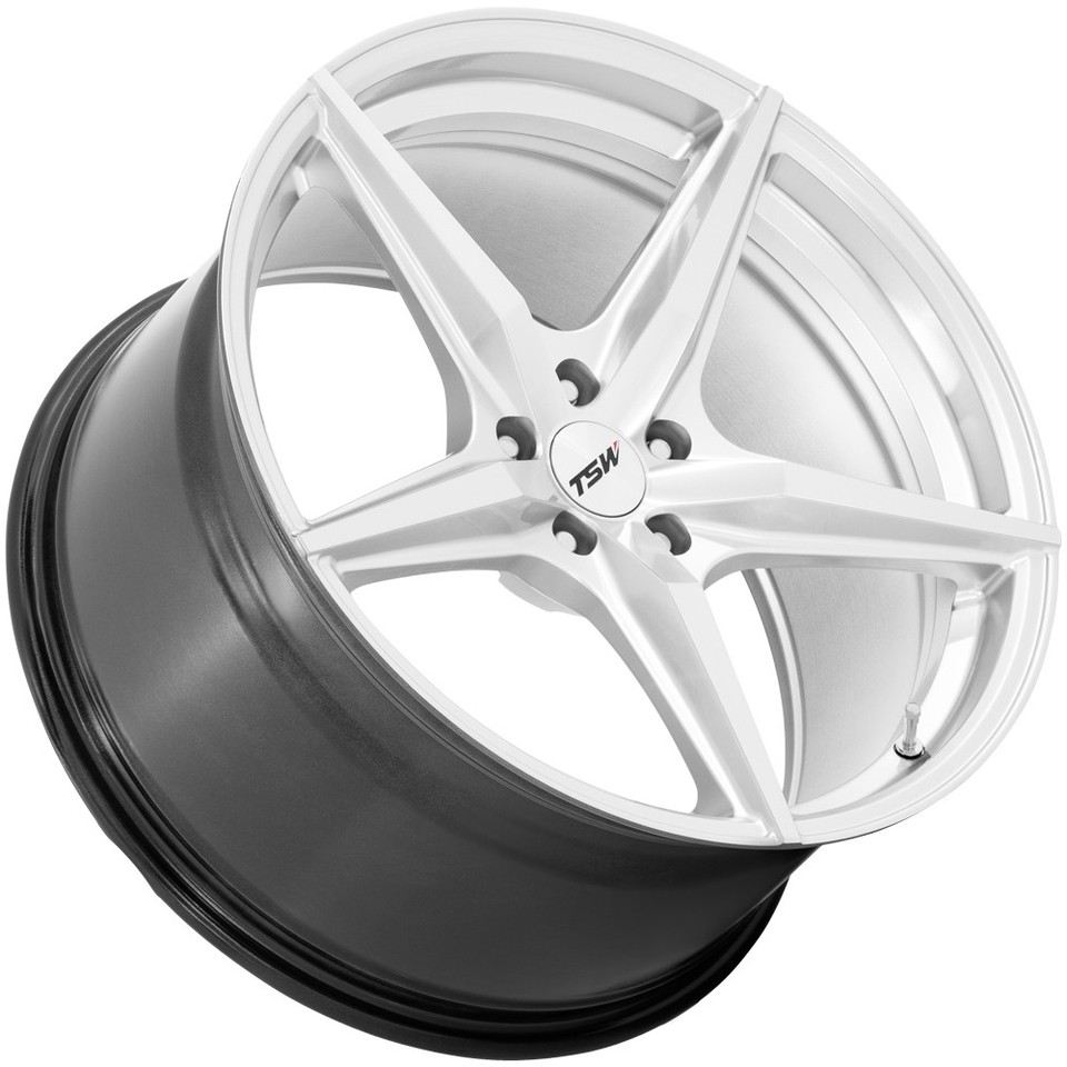 TSW TW007 Esprit 18x8.5 5x100 +38mm Silver Wheel Rim 18" Inch ...