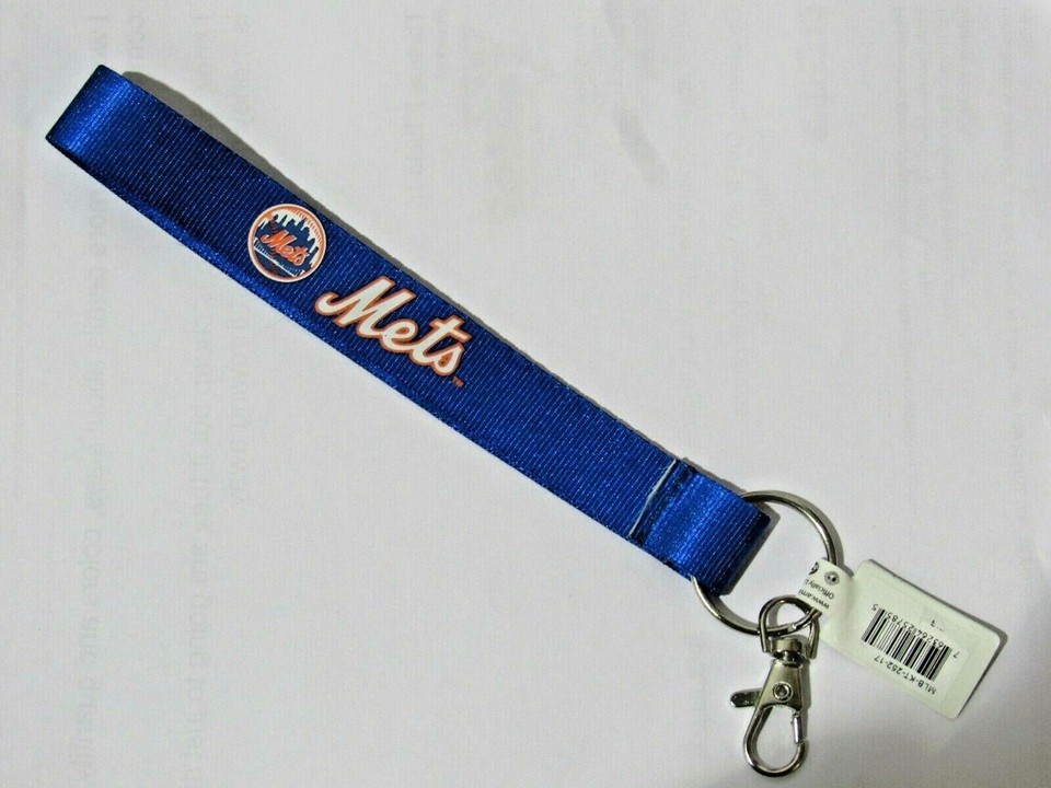 MLB New York Mets Wristlet Key Chains Hook and Ring 9" Long by Aminco ...